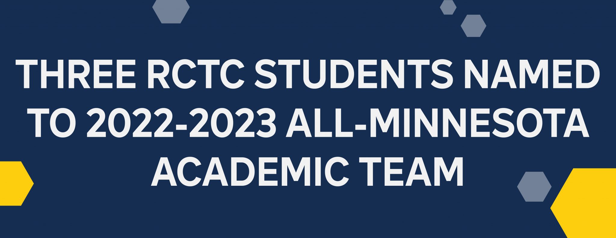 RCTC Students Earn Seats on All-Minnesota Academic Team - Rochester ...